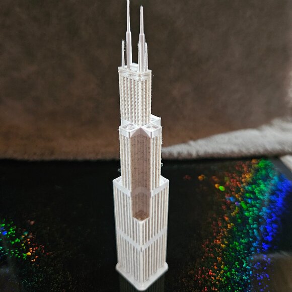 Custom | Art | 3d Printed Chicago Willis Tower | Poshmark